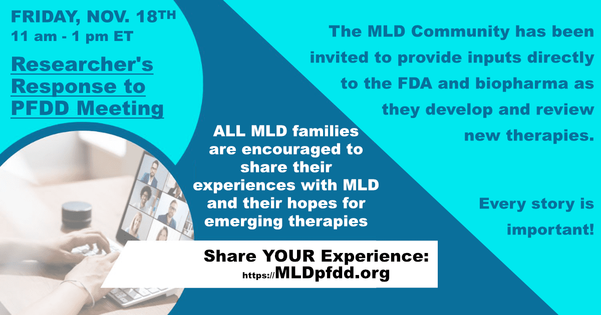 MLD PFDD | MLD Patient-Focused Drug Development Meeting